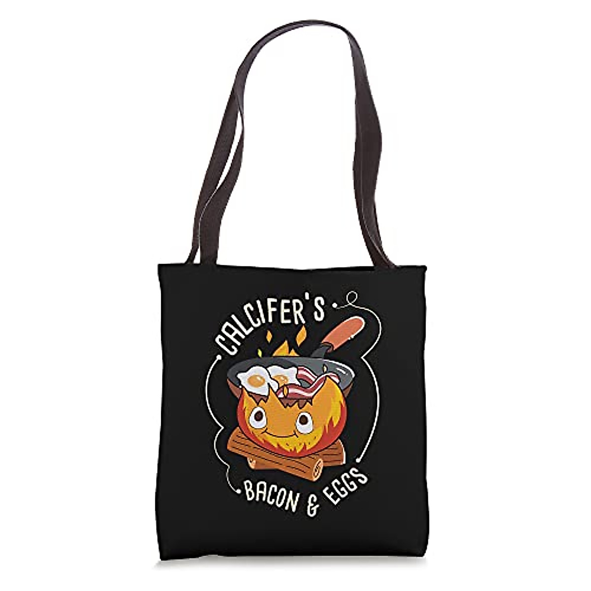 Calcifers Bacon And Egg I Camping Cooking I Bacon Tote Bag