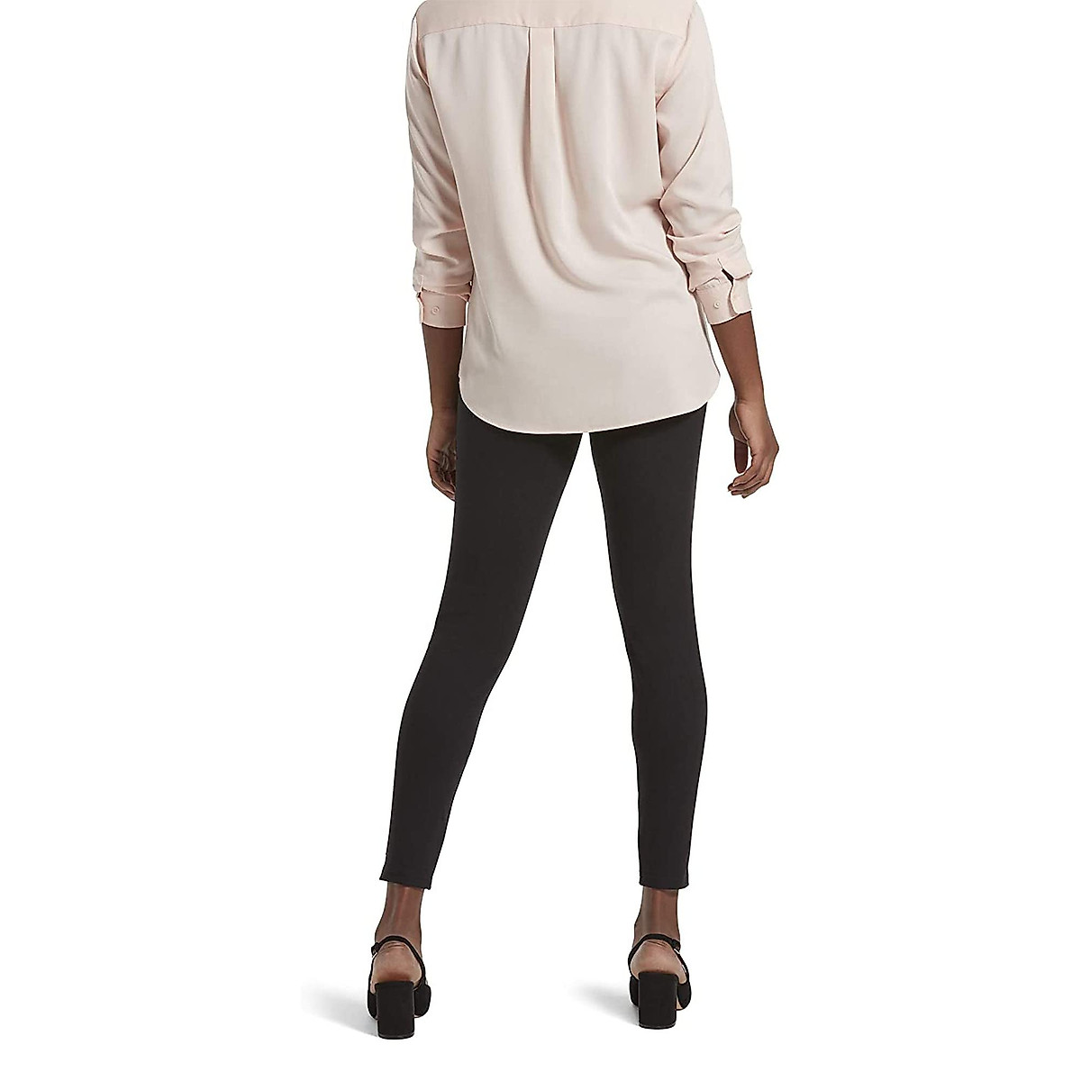 No nonsense Plus Classic Denim Leggings-Jeggings for Women with Real Back Pockets, High Waisted Stretch Jeans, Medium Wash, 1X