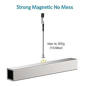 Actekart Metal Model Painting Stand Base and 15PCS Magnetic Alligator Clip Sticks Set for Airbrush Model Coloring Hobby Crafts DIY Tools