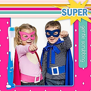 Lingito Kids Toothbrush Extra Soft, Easy Grip for Toddlers Toothbrushes | Children Size Toothbrush Pack Kids Ages 3+