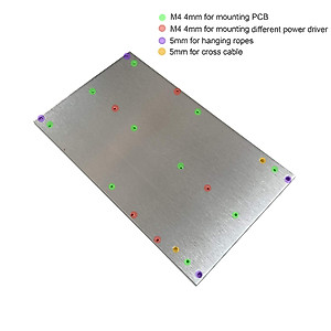 KQO 120W QB288 Aluminum Heat Sink Radiator for LM281B+ LM301B LM301H LED Grow Light PCB Boards