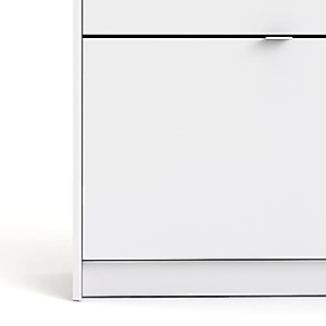 TVILUM Shoe Cabinet, White