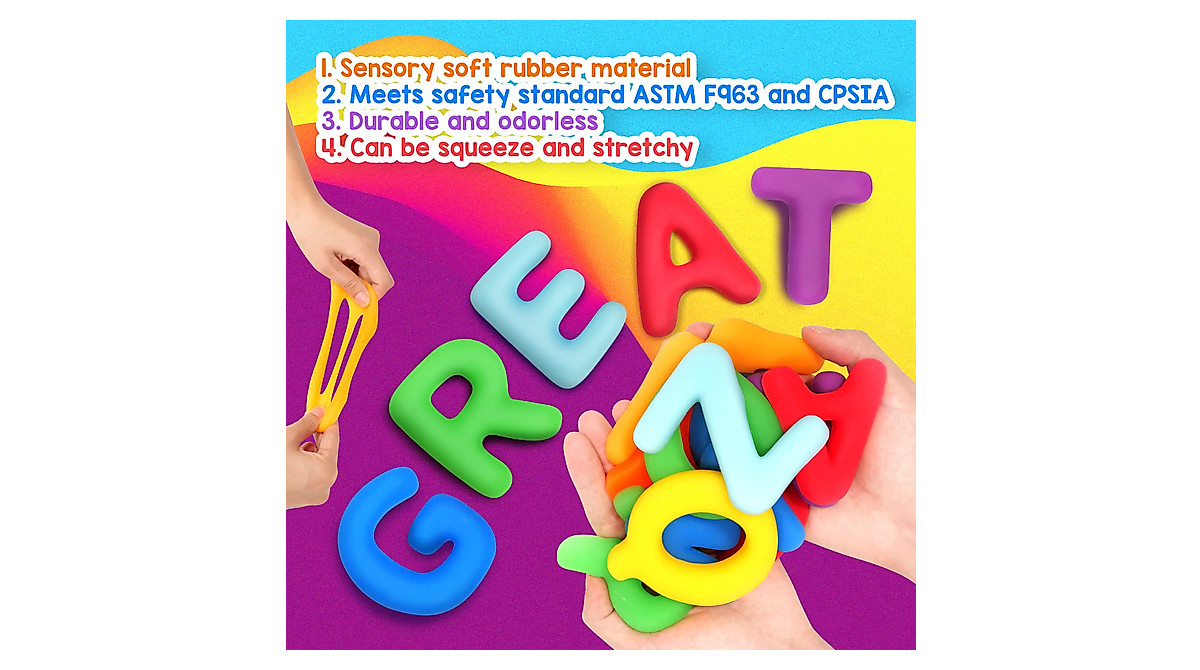 Alphabet Sensory Toys for Kids - Fun Learning ABC Set