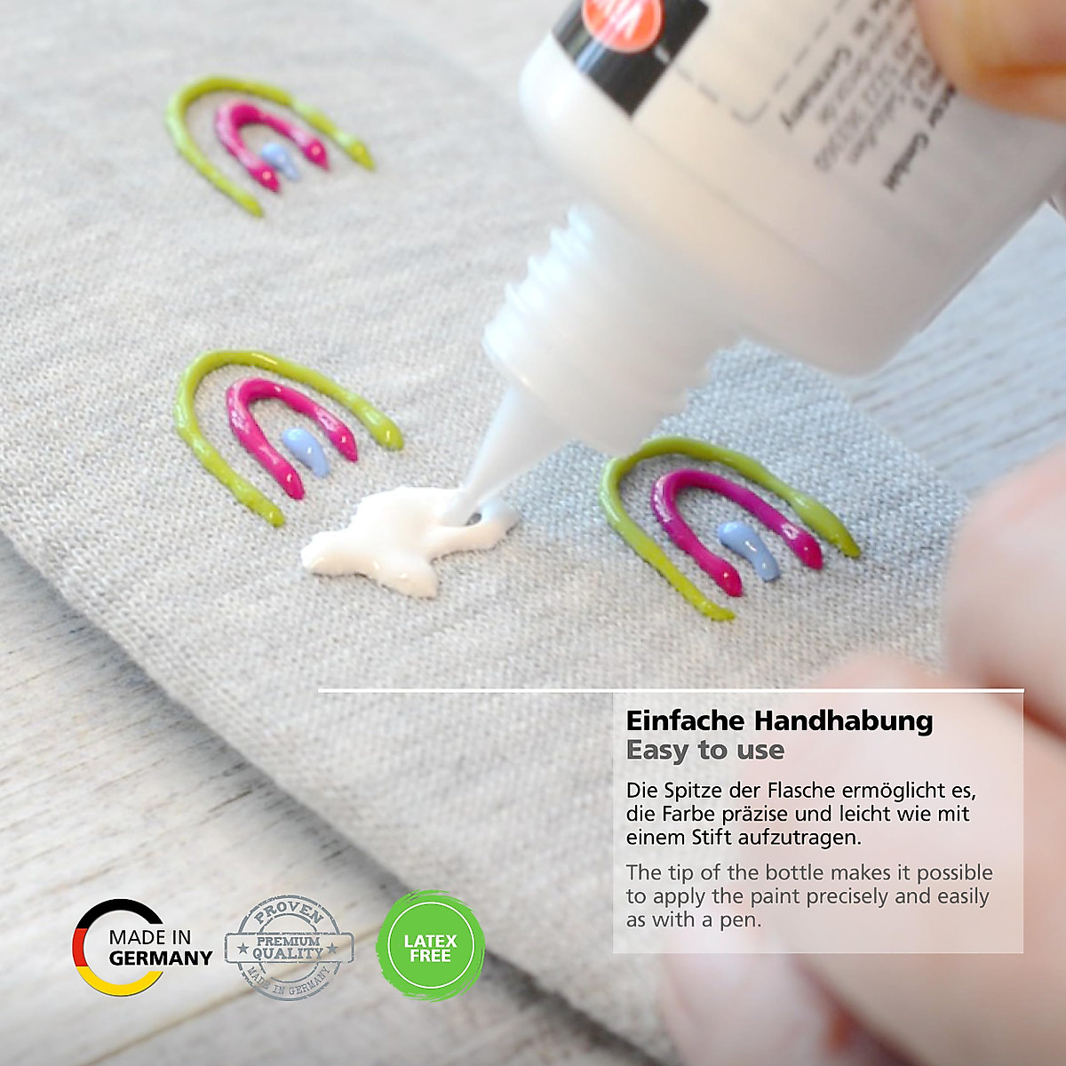 Viva Decor Sock Stop Non Slip Transparent Liquid 2,77 fl oz,ABS Anti Skid Fabric - Liquid Anti-Slip for Socks - Made in Germany