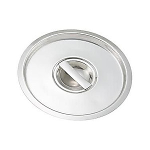Winco BAMC-8.25 8.25 Qt. Bain Marie Cover, Stainless - Bain Marie Covers-BAMC-8.25