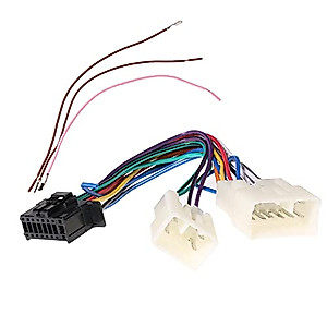 Radio Wiring Harness Pioneer Headunits Compatible with Toyota| Fits for All Non-JBL Toyota and Scion Models 1987-17(Does not Fits for JBL Cars) | Fits for 2016-19 Models (All BRZs)