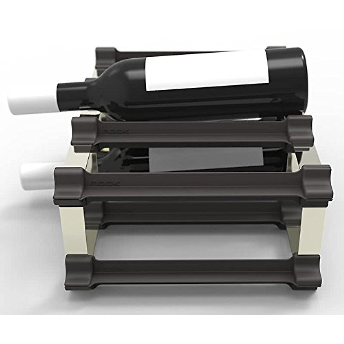 Nook 6 Bottle Modular Wine Rack - Easy 2 Step Assembly