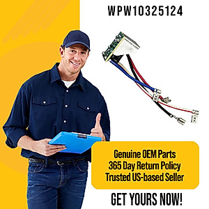 WPW10325124 W10325124 Phase Control Board - Compatible with Whirlpool KitchenAid Mixer Parts - Replaces AP6019577 9701268 9706595 PS11752886 - Exact Fit for Stand Mixers - Upgraded 120 Volt Model