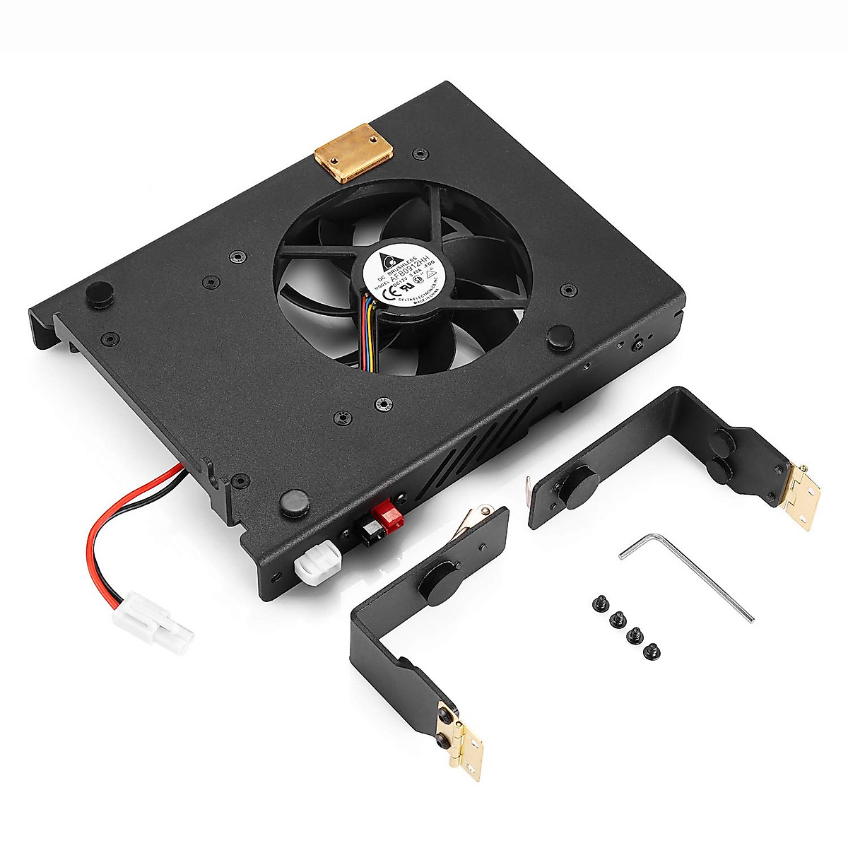 Radioddity G90-H1 Bracket Holder Quiet Cooling Fan 2-in-1 for Xiegu G90
