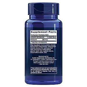 Life Extension Melatonin 6 Hour Time Release - 300 mcg - For Sleep Quality, Hormone Balance, Immune Function and Anti-Aging - Gluten-Free, Non-GMO - 100 Vegetarian Tablets