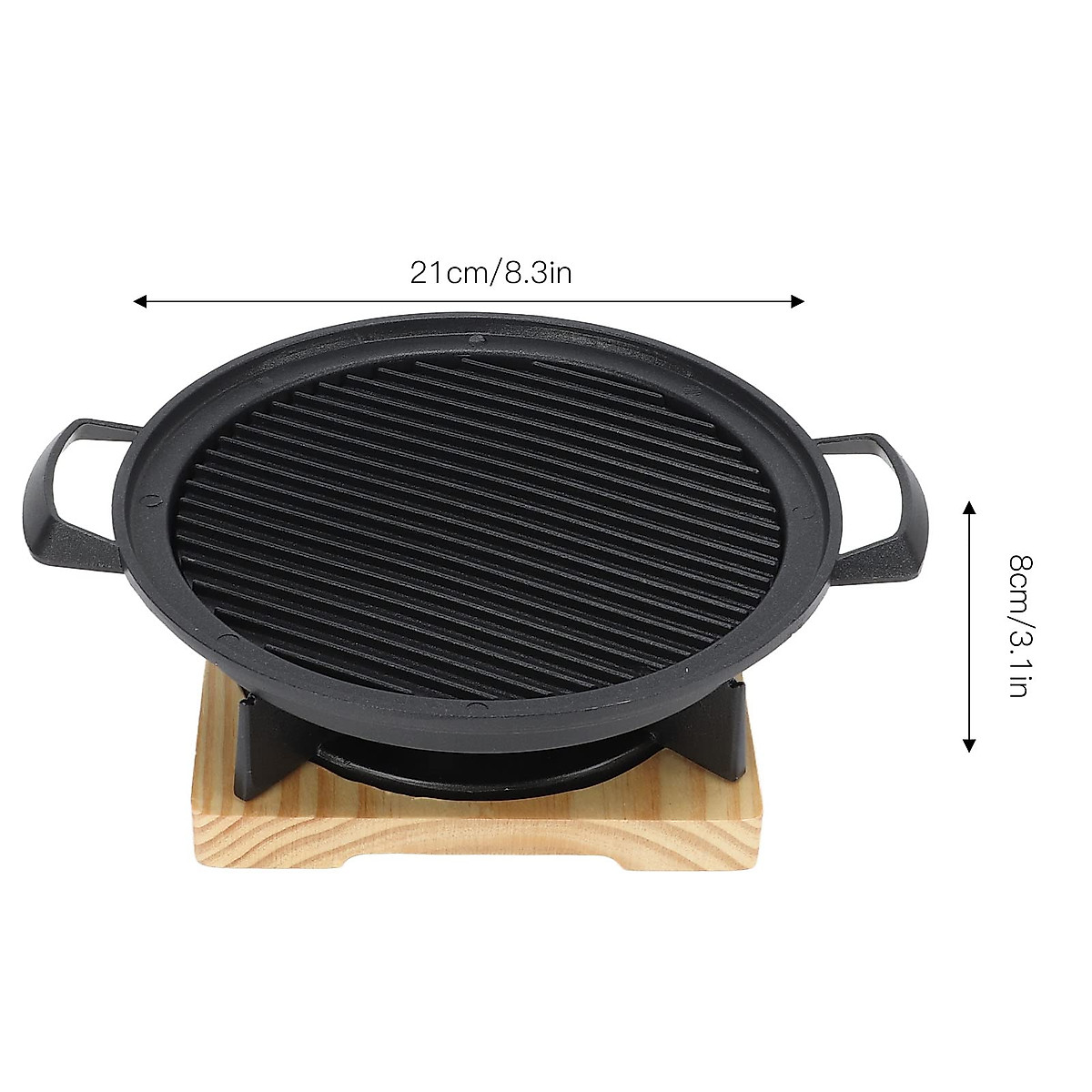 Outdoor Grill Stove Mini Grill Set Desktop Portable Grill Portable Die-casting Aluminum charcoal brazier Grill Non-stick Grill Cast Aluminum Small Grill Non-stick Food Grade Picnic Camping