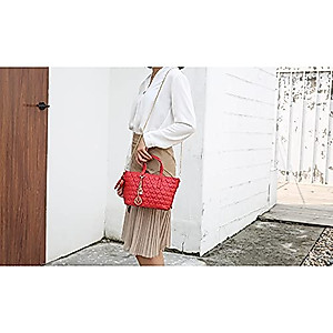 MKF Collection Crossbody Bag for Women, & Coin Pouch – PU Leather Top-Handle Satchel Shoulder Handbag Blue