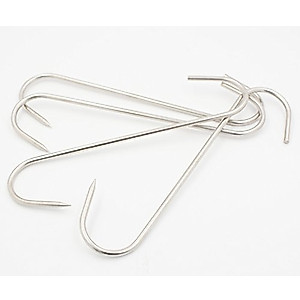 7 Inch Meat Hooks S-Hook Stainless Steel Meat Processing Butcher Hook Pot Hooks