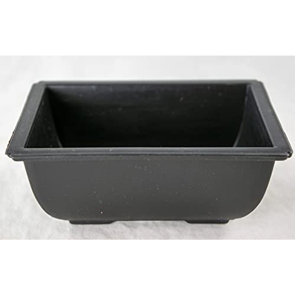 30 Rectangular Black Plastic Bonsai Training Pot, Cactus & Succulent Planter - 5"x 3.5"x 2"
