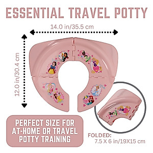 Disney Princess "Loving Life" Folding Potty Seat - Travel Potty Training Seat