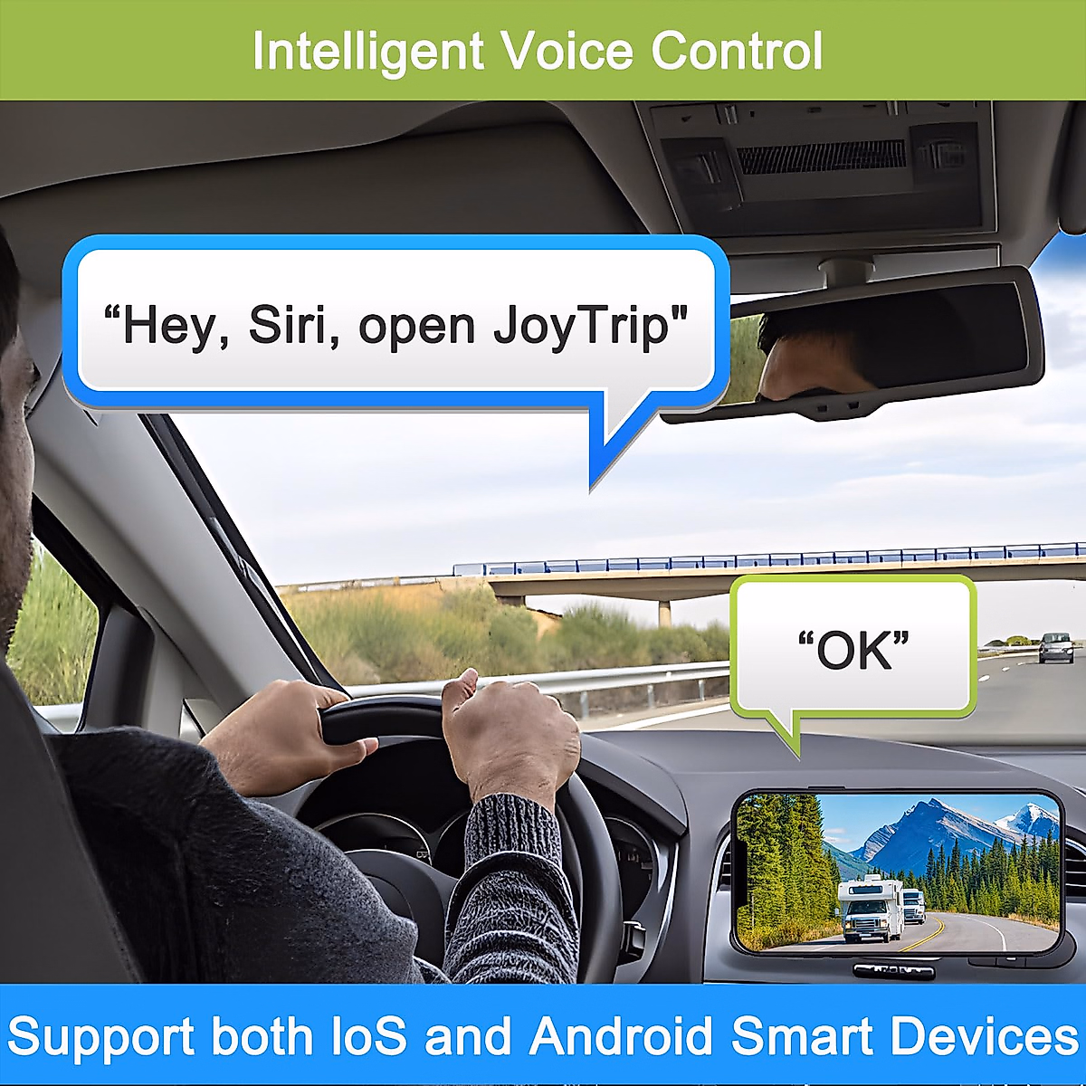 YEOIZO License Plate Wireless Backup Camera, 720P HD Back up Cameras for car, Front/Rear View Reverse Cam, 160° View Angle for iPhone iPad Android Smart Phones Tablets, Support Double Band WiFi