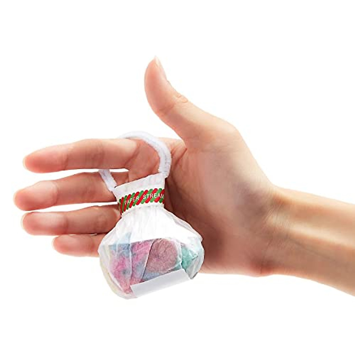 10 Pack Colorful No Mess Party Poppers, Confetti Throw Streamers for Wedding Send Off (2.5 In)