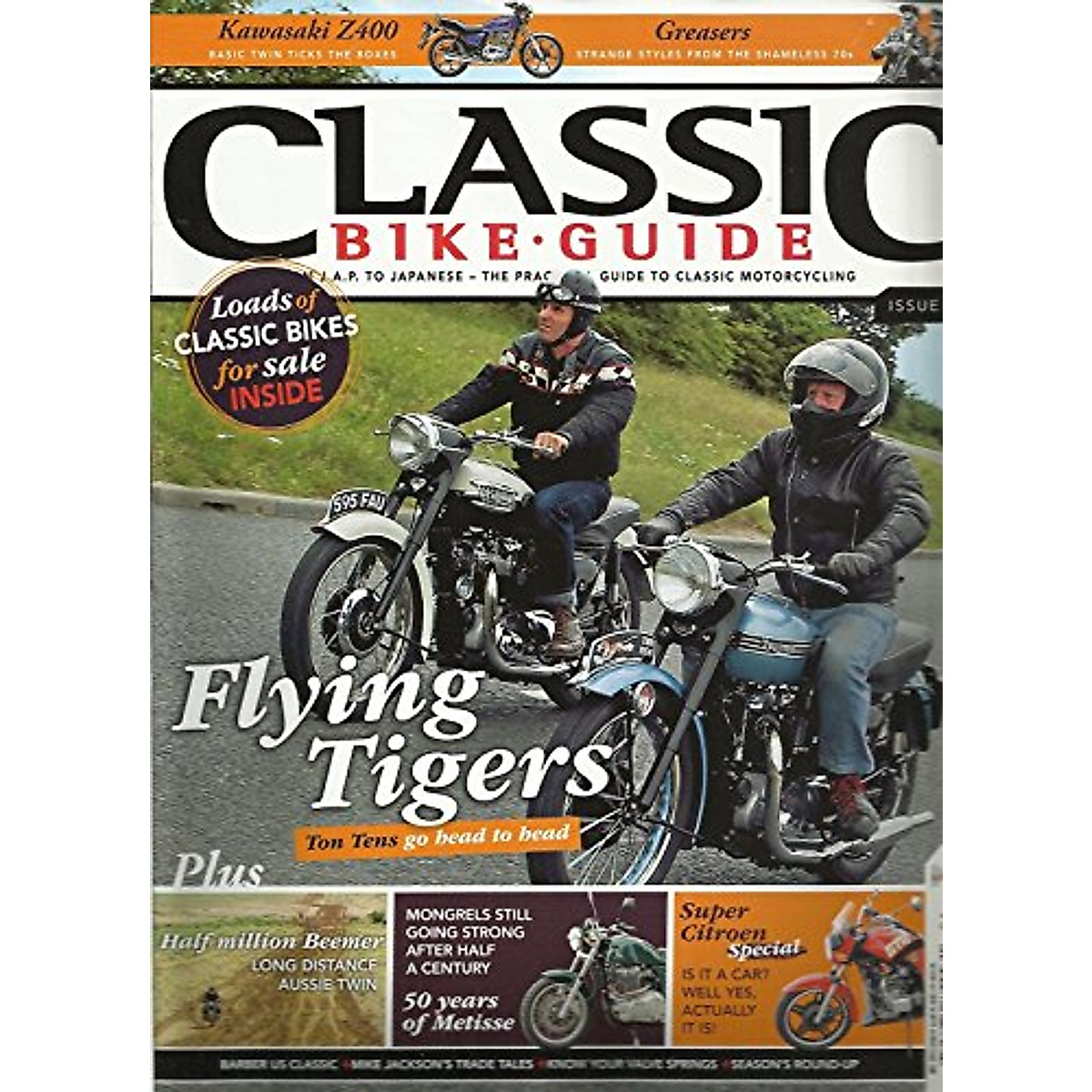 CLASSIC BIKE GUIDE, JANUARY, 2012 (LOADS OF CLASSIC BIKES FOR SALE INSIDE)