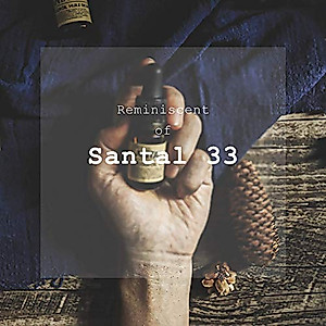 Doratelier Santal Diffuser Oil, Niche Scent, Smoky Classic Luxury Papyrus,Cardamom,Sandalwoods Essential Oils Blend for All Ultrasonic Diffuser Scent Projects(10mL/.33 FL oz)