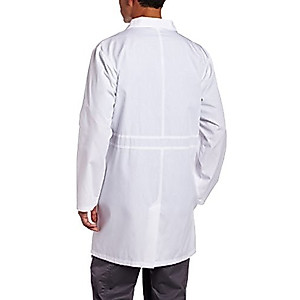 Dickies Everyday Scrubs Unisex 37 Inch Lab Coat,White,Medium