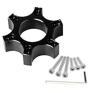 Htostar Racing Steering Wheel Adapter Plate 70MM 2.75" Compatible With Thrustmaster T300RS with 13 14 Inch Steering Wheel [video game]