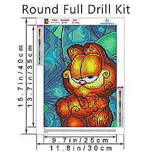 Anmawala Diamond Painting Kits for Adults,Diamond Art Kit Full Drill,5D Paint with Diamond for Wall Decor, Gift.