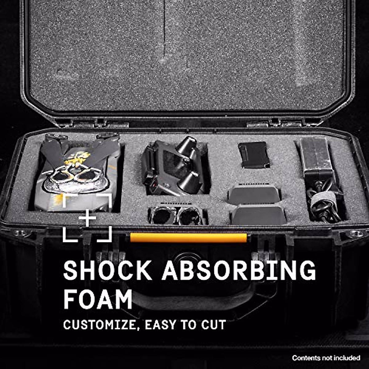 Vault by Pelican - V300 Multi-Purpose Hard Case with Foam(Black)