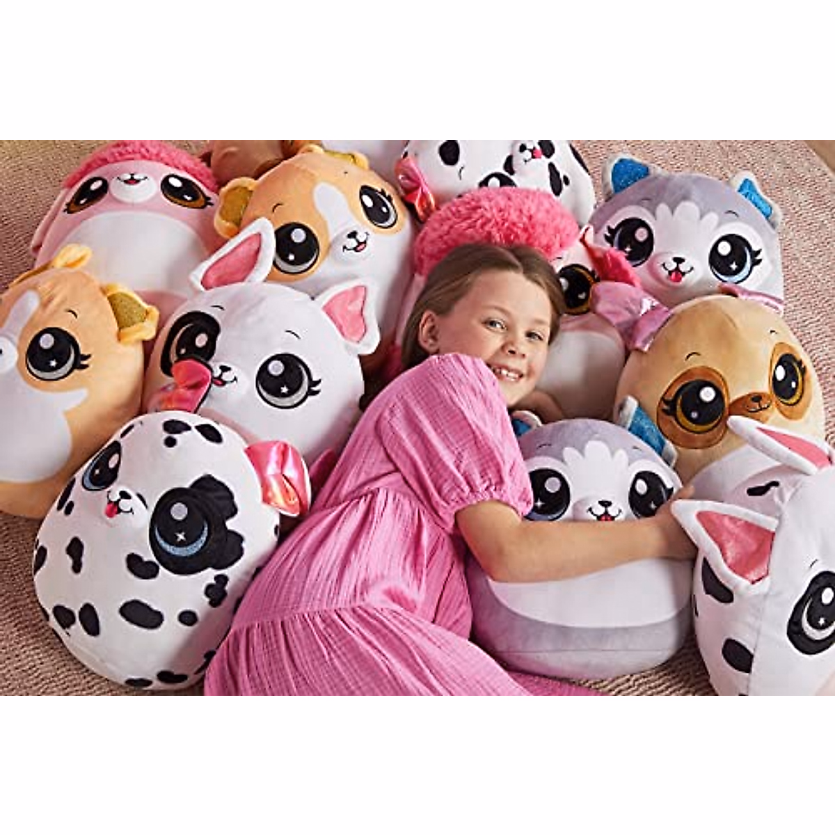 Coco Surprise Coco Squishies 12" (Dalmatian) by ZURU, Ultra Soft Plushies, Cute Stuffed Animal Toy, Cuddle Plush for Girls, Kids, Adults (Bingo The Dalmatian)