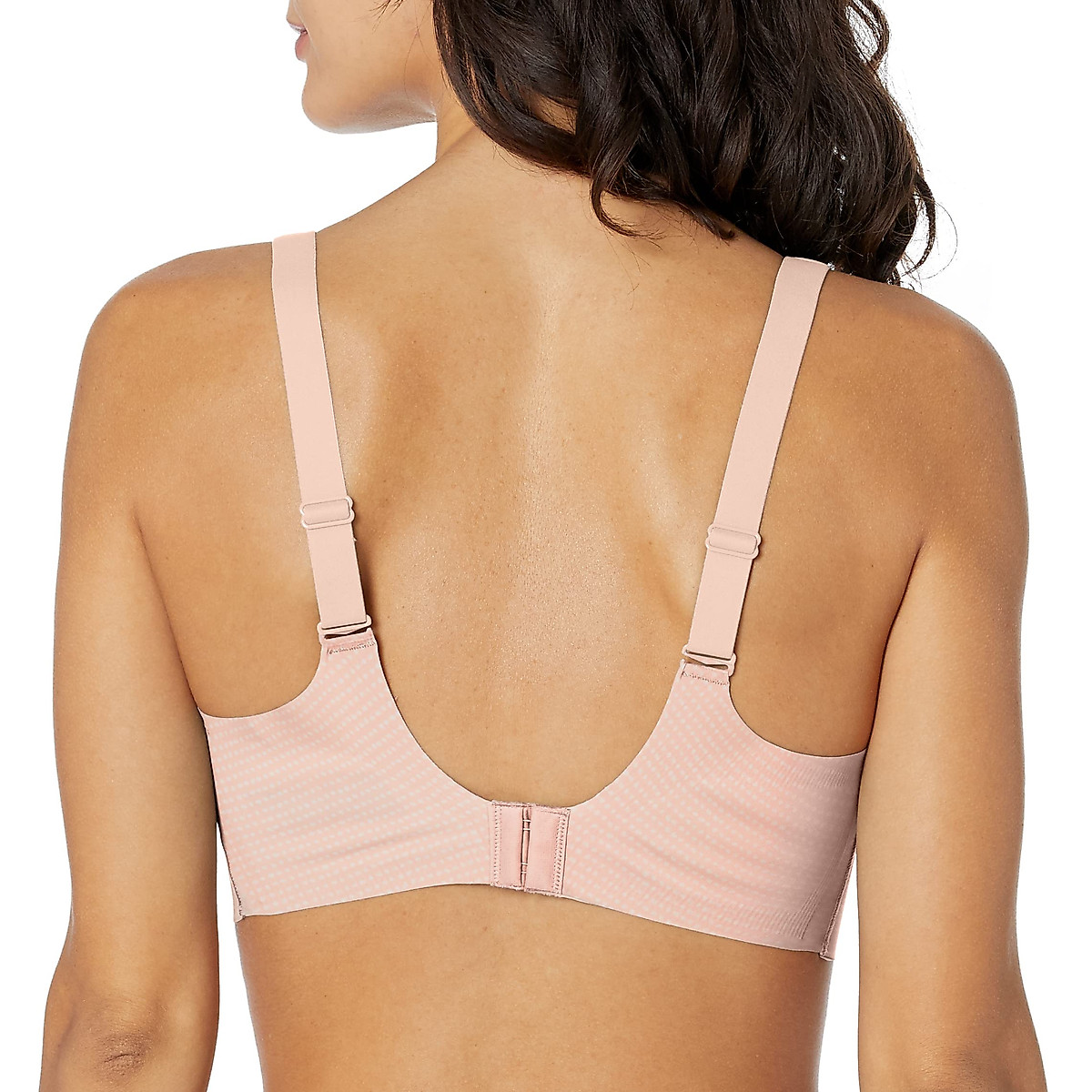 Bali Women's Easylite Wirefree Bra with Back Closure, DF3496, Dashing Buff White, L