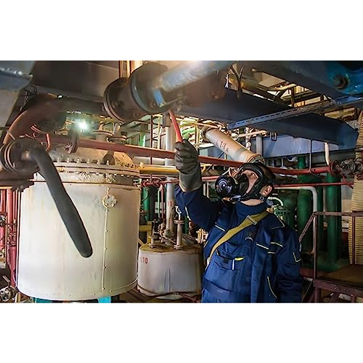 MIRA SAFETY M Certified Full Face Gas Mask Respirator SuperView - 1 Year Full Manufacturer Warranty Mask