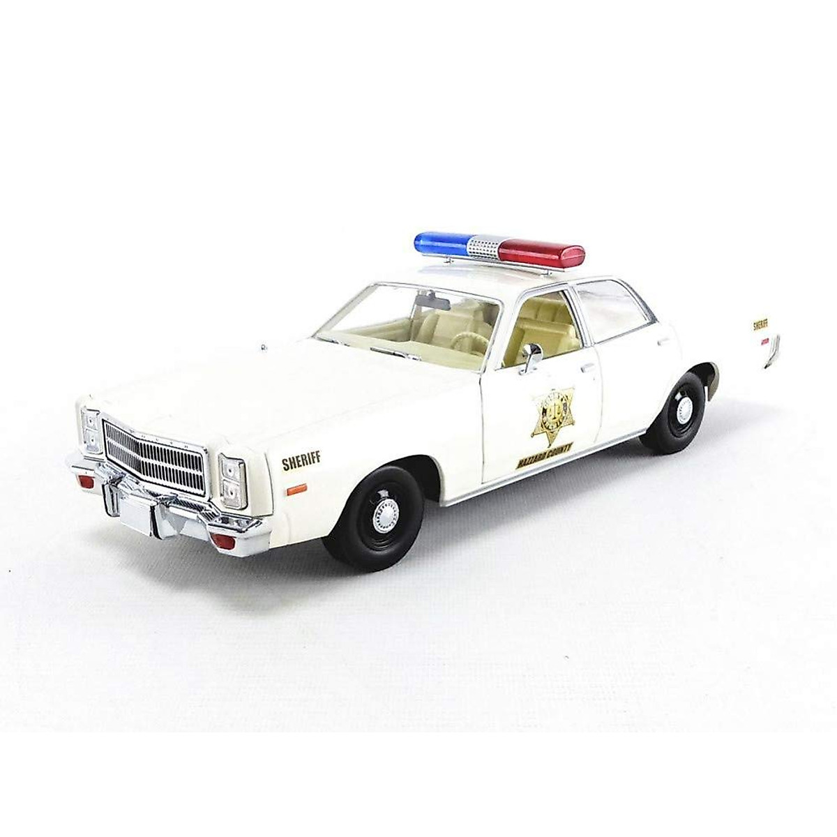 Greenlight 19055 1: 18 Artisan Collection - 1977 Plymouth Fury - Hazzard County Sheriff, Multi