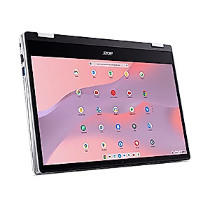 Acer Chromebook Spin 314 Convertible Laptop | Intel Pentium Silver N6000 | 14" HD Corning Gorilla Glass Touch Display | 8GB LPDDR4X | 128GB eMMC | Intel Wi-Fi 6 AX201 | Chrome OS | CP314-1H-P1Q5