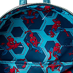 Loungefly Marvel Metallic Spider-Man Cosplay Mini Backpack