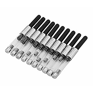 10 PCS REGAL Metal Fountain Pen Ink Converter, Suitable for Jinhao, Duke, Baoer, Fuliwen, REGAL Fountain Pen