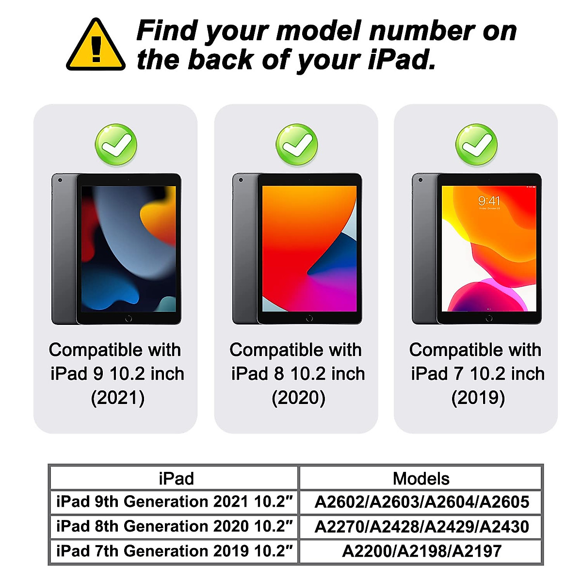 BRAECNstock for Apple iPad 9th 8th 7th Generation Case 2021 2020 2019 Shockproof iPad 10.2 Case Cover with Screen Protector Pen Holder Rotating Stand+Hand Strap Kids Case for iPad 9th 8th Gen - Green