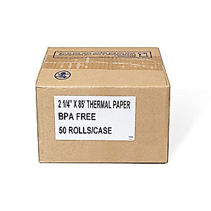 Thermal Receipt POS Paper Rolls (2-1/4" x 85' Thermal)