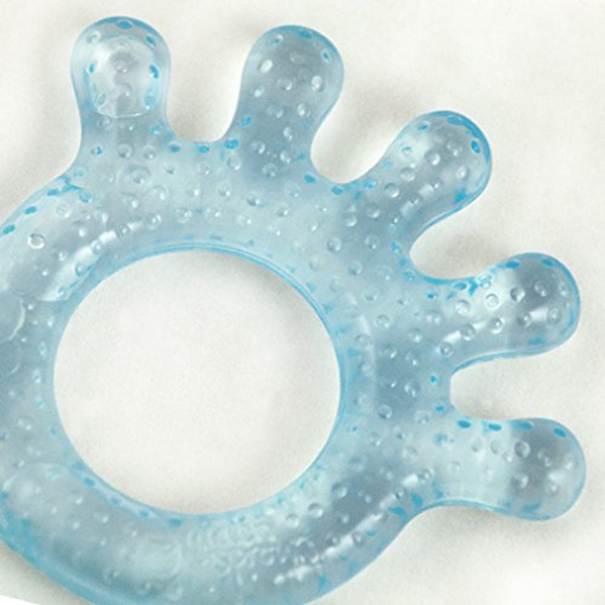 green sprouts Cooling Teether| Soothes gums & promotes healthy oral development |Safer plastic filled with sterilized water,Chill for extra relief,Textured surface to massage gums,2 Count (Pack of 1) Blue