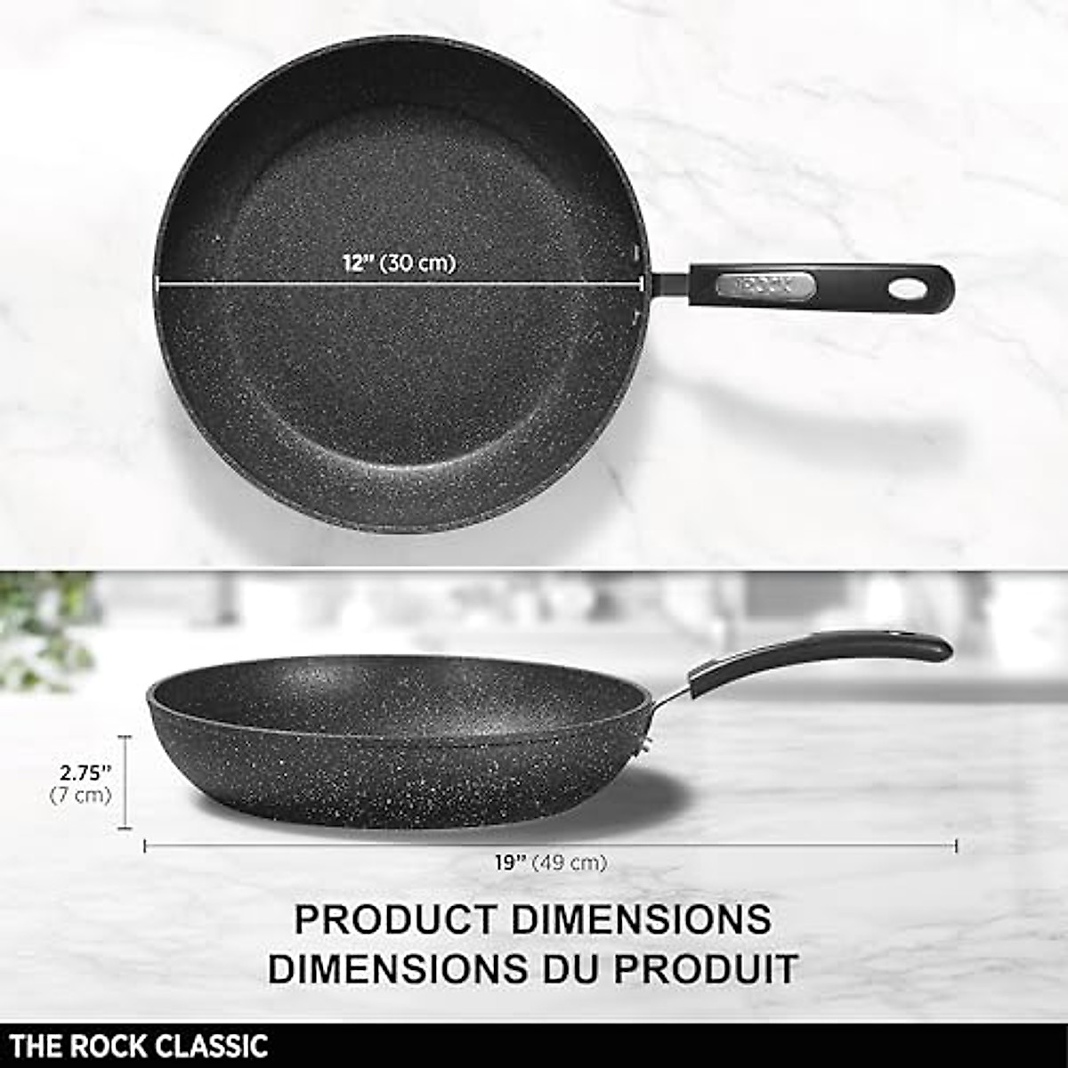 Starfrit Rock Cookware, Regular, Black