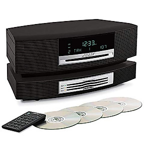Bose Wave Music System III w/ Multi CD Changer - Graphite Gray, Compatible with Alexa (Renewed)