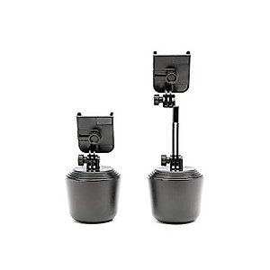 WeatherTech CupFone Two View with Extension, Cell Phone Holder for Car, Phone Mount - Universal Cup Holder Fit