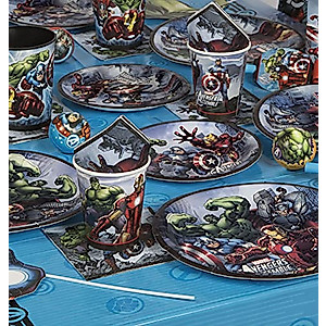 Marvel Avengers Party Supplies and Decorations for Superhero Birthday Party, Serves 16 Guests, Perfect for Girls and Boys, Easy Setup and Takedown with Plates, Napkins and Cups
