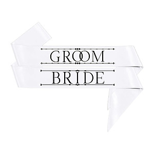 Party to Be Bride & Groom Sashes Set (Set A)