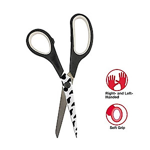 Dyno Singer 7 3/4", Cow Blades 7 ¾” Scissors, Printed 3 Count