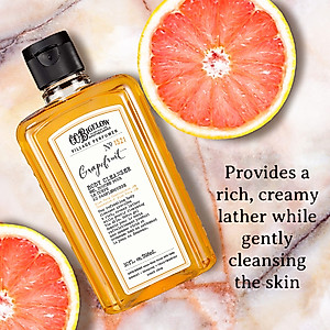 C.O. Bigelow Grapefruit Body Cleanser, Village Perfumer Moisturizing Body Wash for Men & Women with Aloe Vera, Sodium PCA, and Glycerin, 10 fl oz
