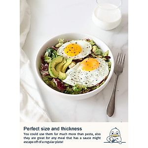 LE TAUCI Pasta Bowls 32 Ounce+large Pasta Bowls 42oz