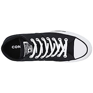 Converse Women's Chuck Taylor All Star Madison Mid Top Sneaker, Black/Black/White, 8.5 M US