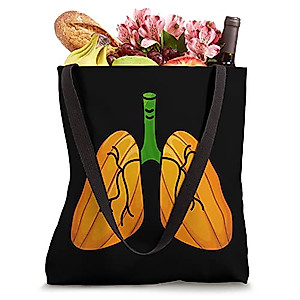 Funny Human lungs pumpkin, Human lungs Halloween buys custom Tote Bag