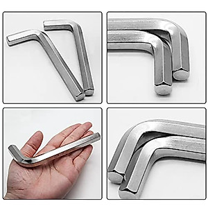 Bivethoi 2 PCS 12mm Allen Wrench L-Shaped Hex Key Wrench, Metric Large Allen Key Hexagon Wrench Tool Hex Spanner Wrench Set, Hex Key Replacement Hexagon Head Repairing Tool