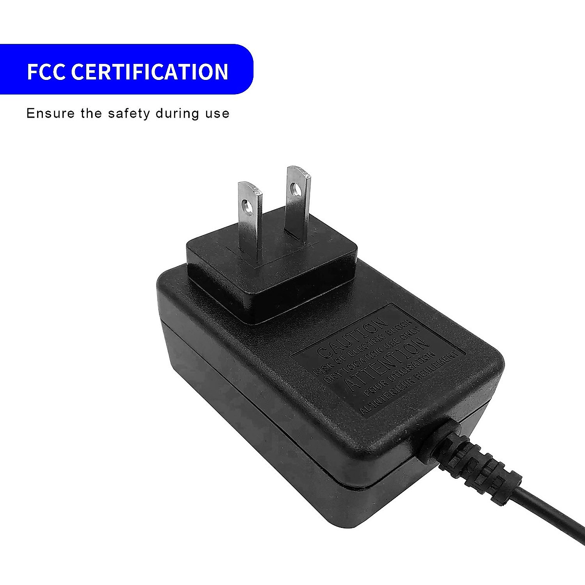 24V Charger for Ride On Car, 24 Volt Kids Battery Charger with Charging Indicator Light for Baby Carriage Ride Toy, 500mA Supply Power Adapter