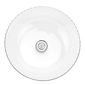 DOITOOL Cake Stand Cover Desert Cloche Plastic Cake Cover Snack Tray Round Display Cake Plate Serving Platter Punch Bowl Food Tent 26x11cm
